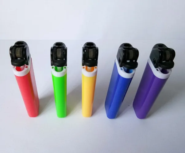 Round Bottom Cheap Plastic Disposable Lighters With Solid Color - Buy ...