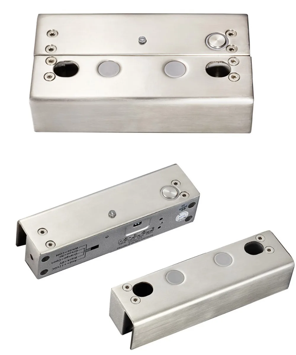 Stainless Steel Electric Bolt Lock Bracket for Frameless Glass Door