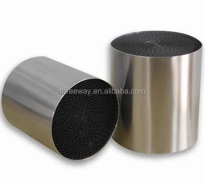 Exhaust System Ceramic Honeycomb Substrate Ceramic Catalyst - Buy ...