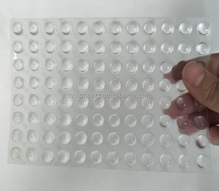 3M SJ5306 Clear Rubber Pad Anti-Skid and Shockproof Bumper Protective Adhesive Feet Custom ...