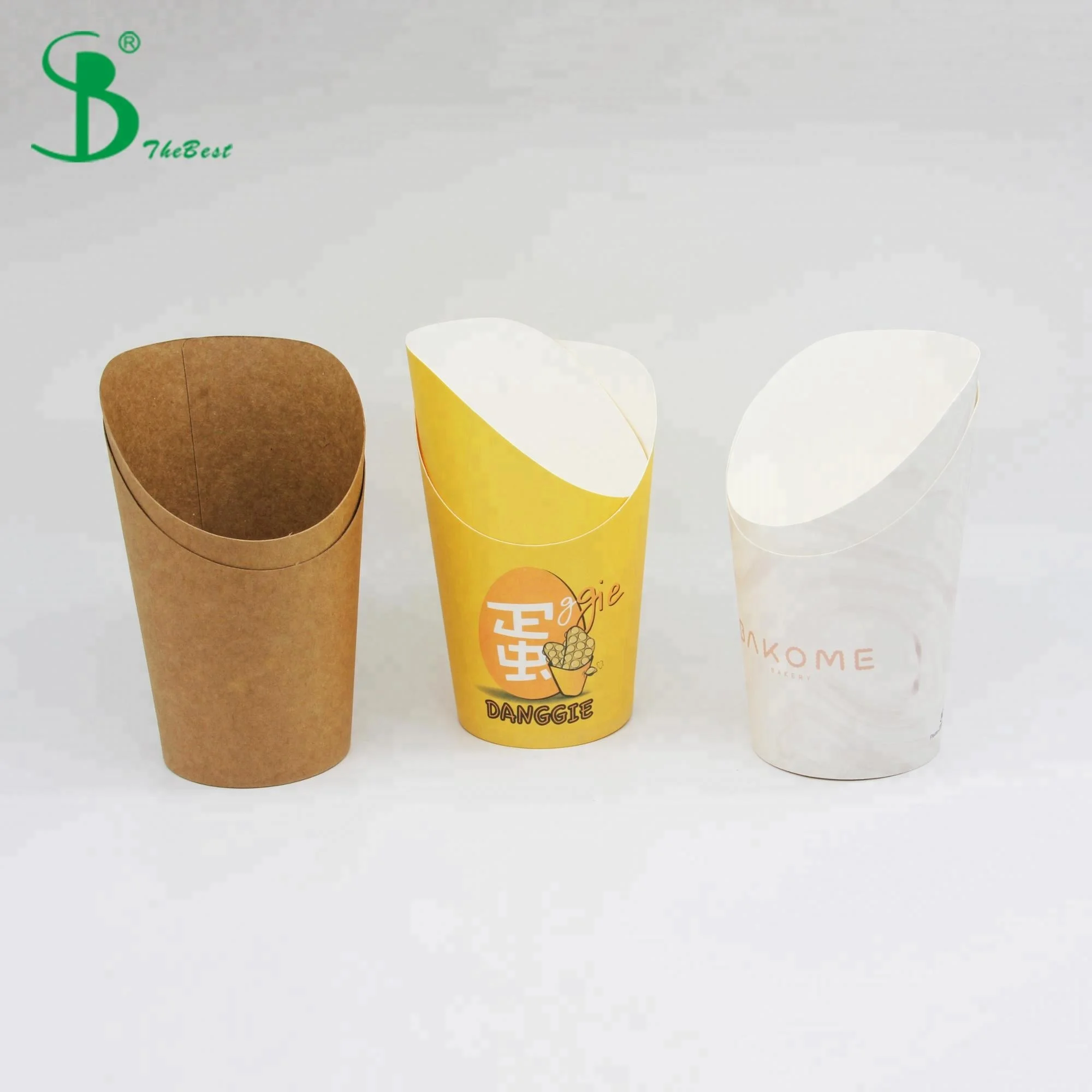 Custom Kraft Paper French Fry Container Egg Waffle Bubble Packaging Box ...