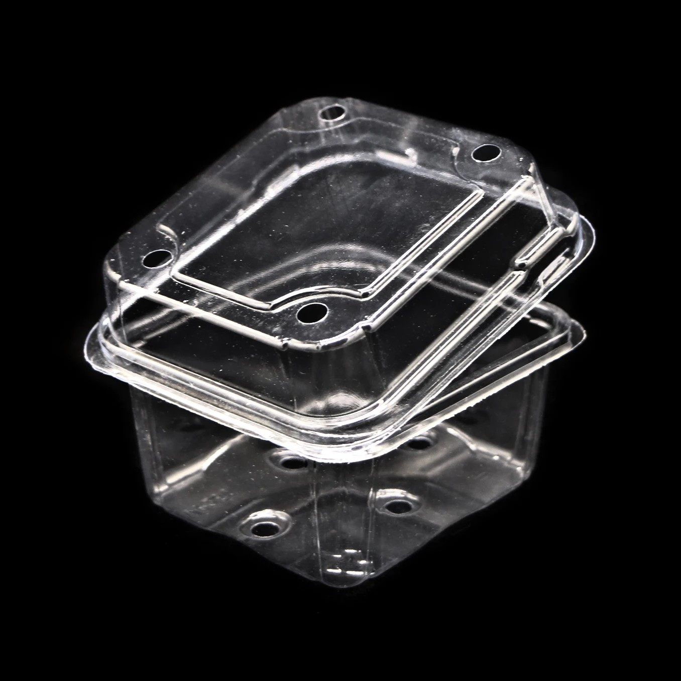 Clear 250g Strawberry Punnet Strawberry Fruit Container Packaging With ...