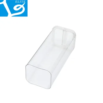 Packaging Clear Plastic Square Tube,Rectangular Petg Tube With Lid ...