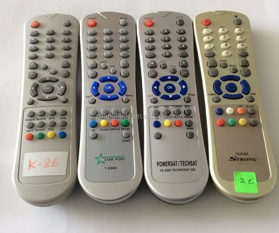 Powersat/techsat/ts-3500 Technosat-320 Digital Set-top Box Remote ...