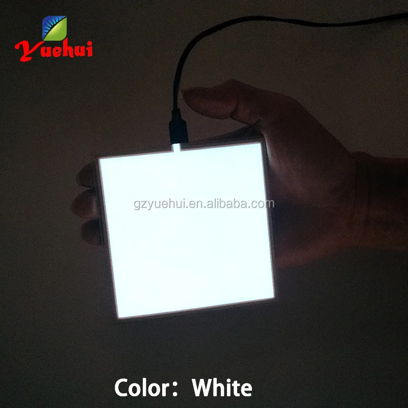 10x10cm El Panel Flashing Led Light Sheet For Festival Party Decoration ...