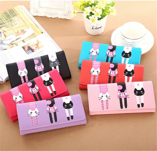 2017 New Girls Long Wallet For Women Cute Young Girl Wallet - Buy ...