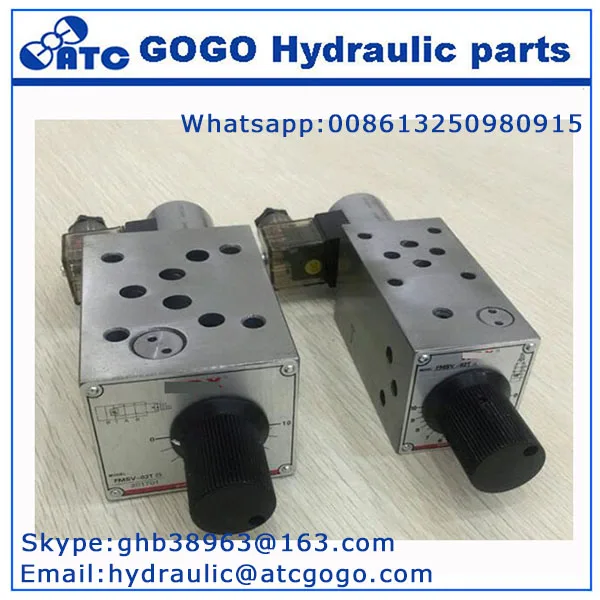 Hydraulic Modular Electromagnetic Speed Control Valve Solenoid Flow ...