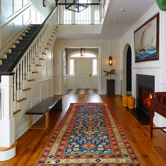 White Color Villa Fire Rated Door - Narra Wood Design