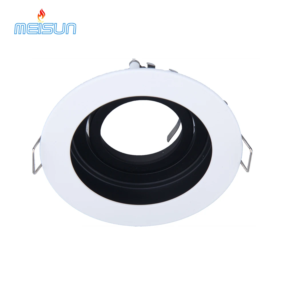 Pure Aluminium Downlight Housing Parts Recessed Gu10 G5.3 Led Downlight ...