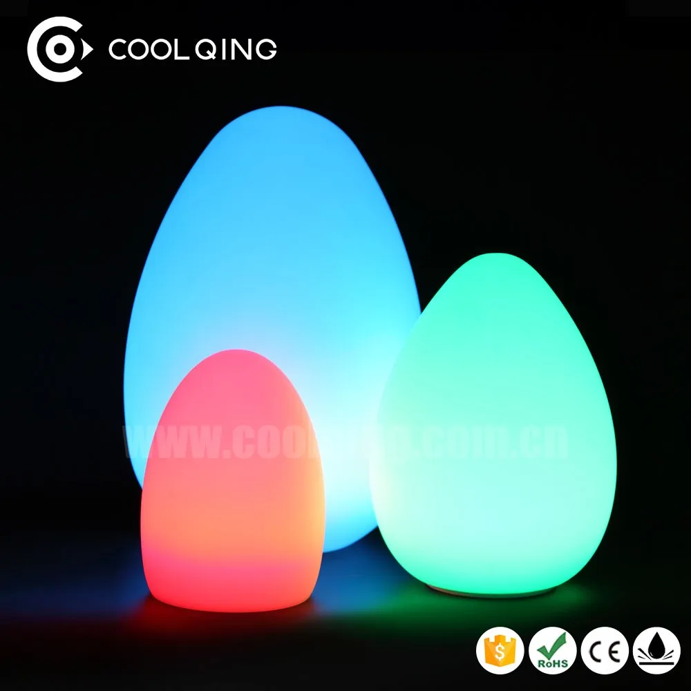 Color Changing LED Glow Egg - Modern, Sustainable Light