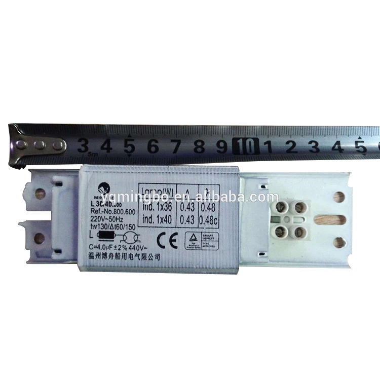 8w 12w 15w 18w 20w 36w 40w Electric Fluorescent Light Magnetic Ballast ...