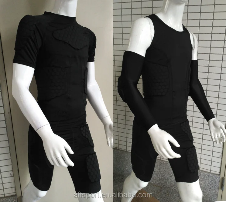 Adjustable Honeycomb Padded Compression Vest Gym Shorts Men Inner Wear ...