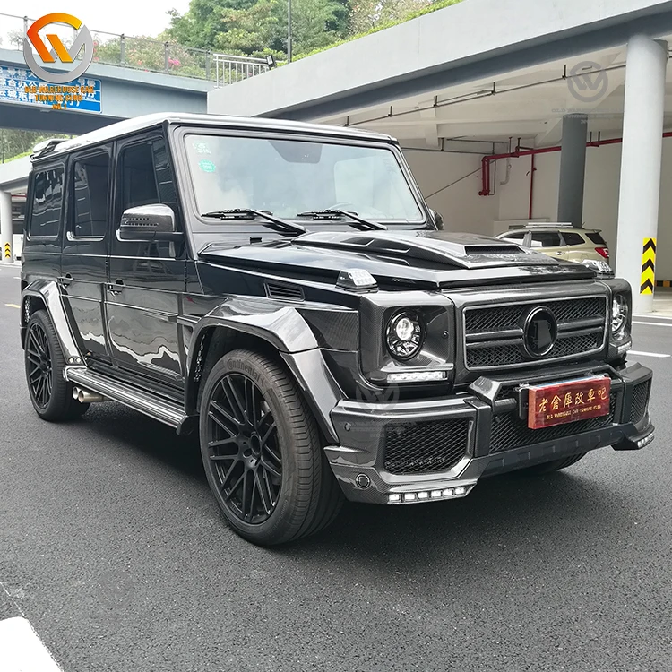 W463 G55 G500 G63 G65 Body Kit B Style Front Bumper Lips