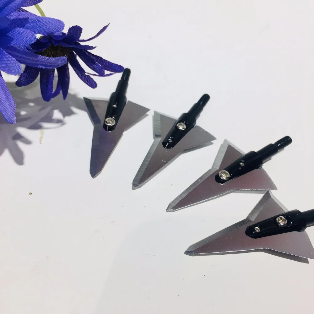 Aluminium and Stainless Steel 420 Helix Single Bevel Broadheads 125 ...