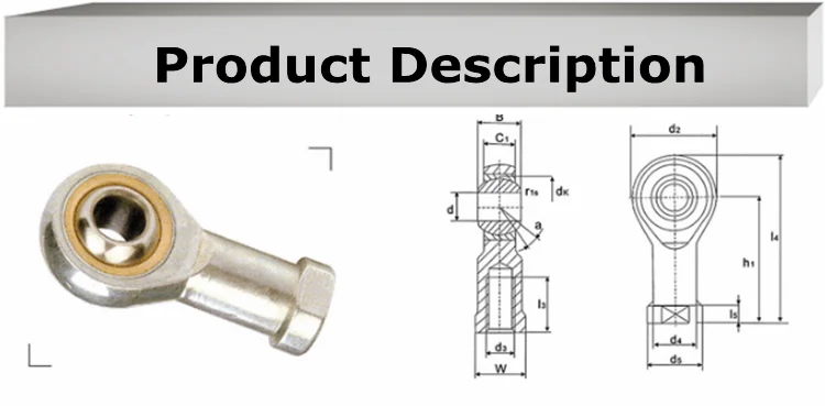 Iko Fish Eye Ball Bearing Pos10 Pos12 Fisheye Connecting Rod End Joint ...