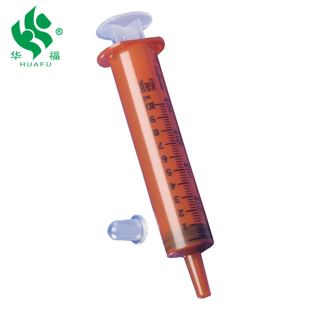 Amber Brown Color Oral Syringe With Tip Cap For Feeding Food - Buy ...