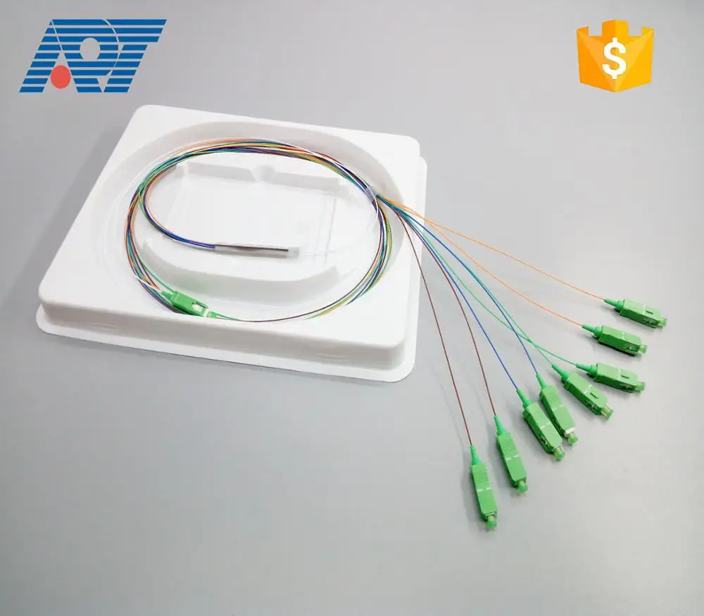 Ftth Olt Fttx Fiber Optical Pvc Corning 1 X N Plc Splitter 1x2 1x4 1x8 ...