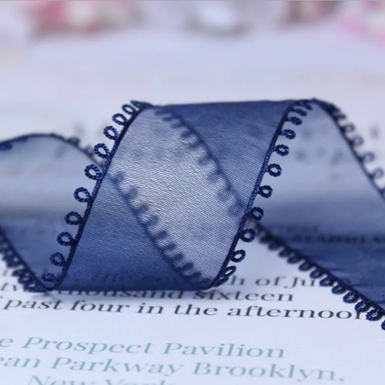 1-1/2 Inch(38 Mm)picot Edges Organza Ribbons - Buy 1-1/2 Inch Picot ...