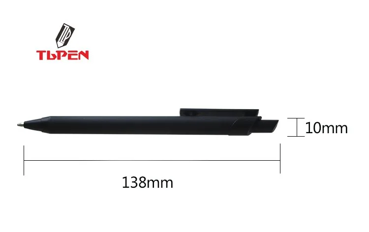 JW Marriott Semi-Metal Ballpoint Pen - Custom Logo, Black/Blue Ink ...