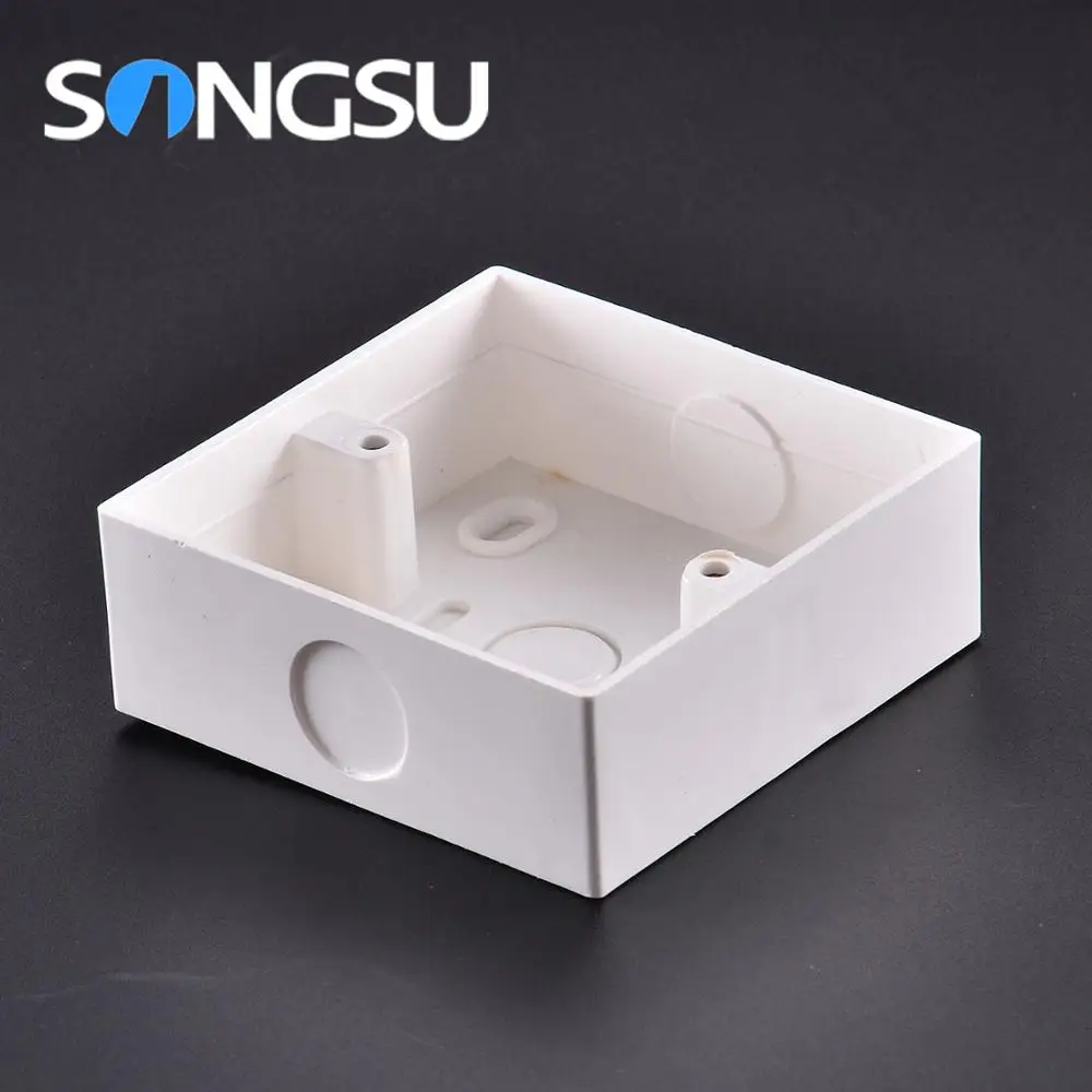 Ce Flame Retardant Electric Box Cover Plastic 6x6x4/square 3x3 Pvc Box ...