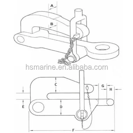Marine Chain Stopper Quick Release Pelican Hook - Buy Marine Pelican ...