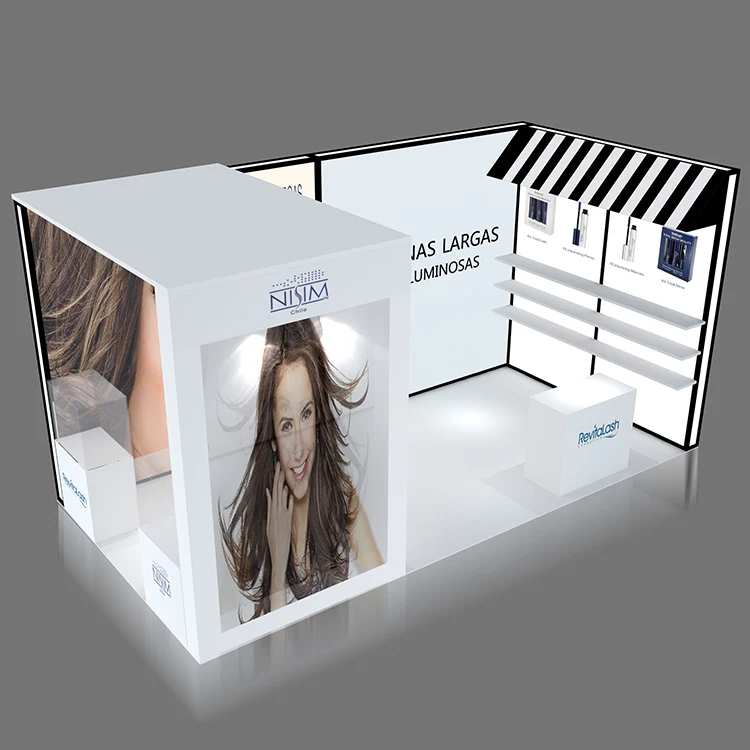 4x4 Beauty Cosmetics Portable Exhibition Booth Design