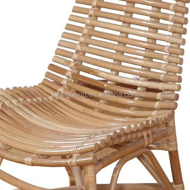 Indoor Natural Leisure Chair Indonesia Rattan Woven