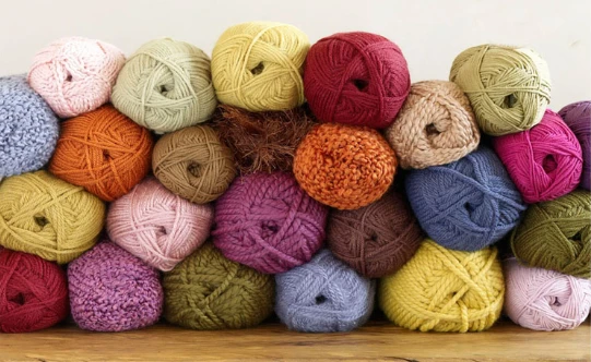 Baby 8 Ply Wool Hand Knitting Yarn For Baby Super Soft Fancy Wool Yarn ...