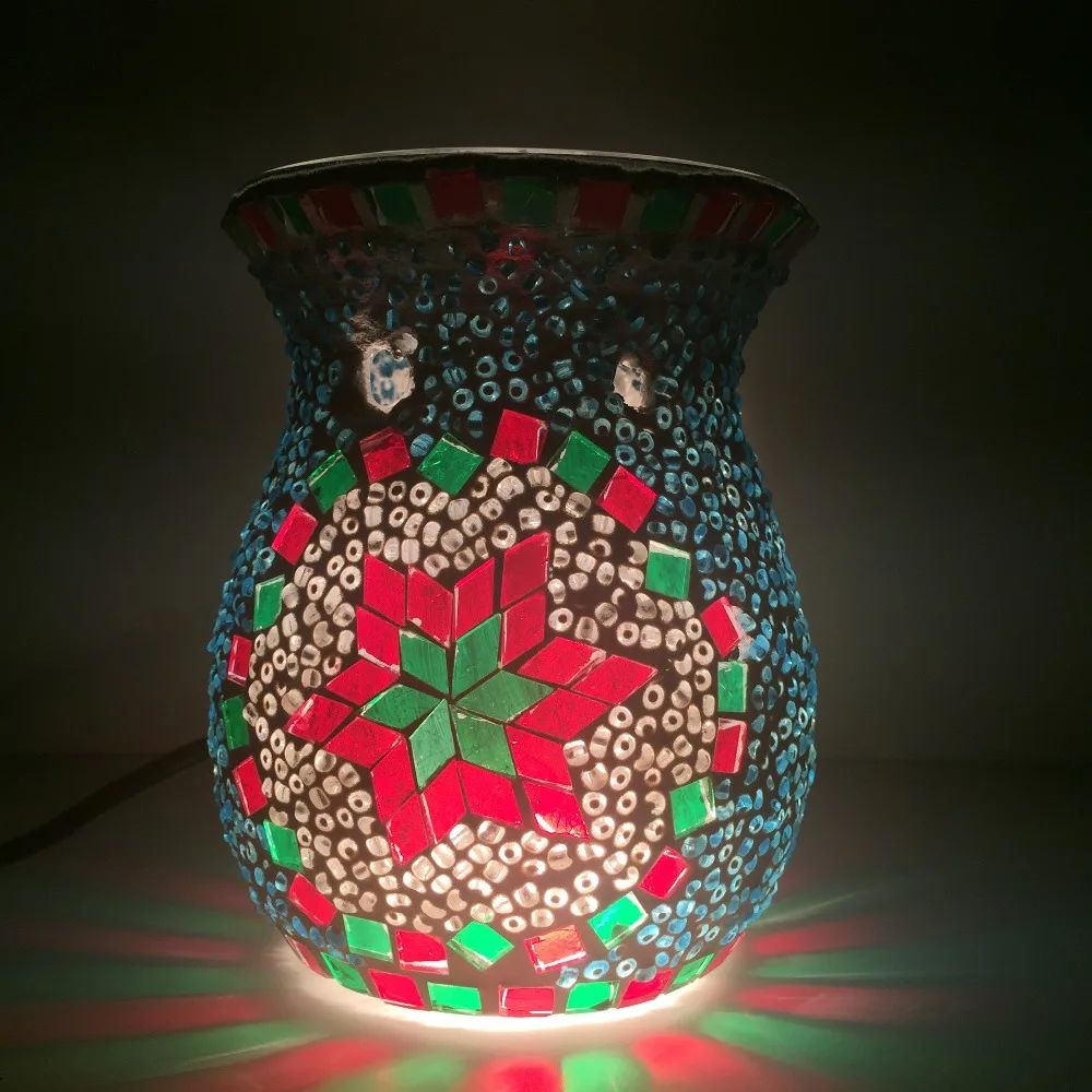 Unique Turkish Handmade Spa Oil Burner Glass Mosaic Oil Burner - Buy ...