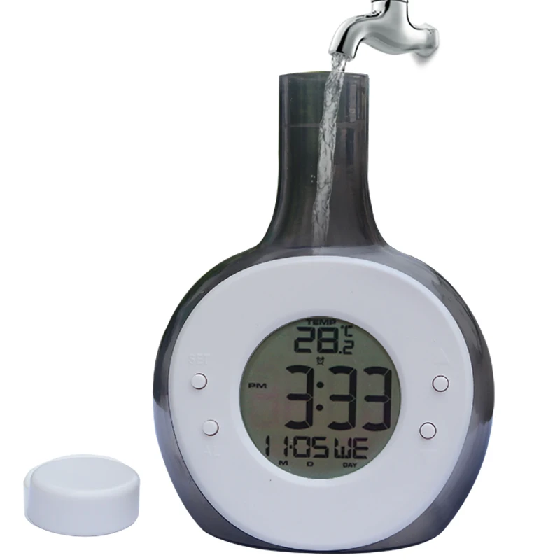 Hydro Power Clock - Digital Calendar & Temperature Display