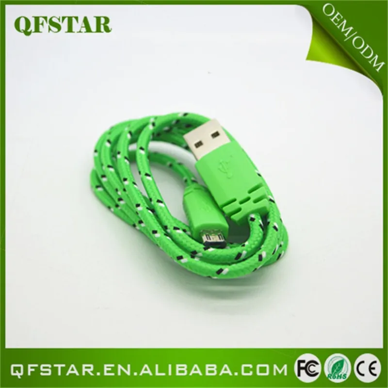 New Customized 1m/2m/3m Colorful Cellphone Mini Usb Data Cables,Flat ...