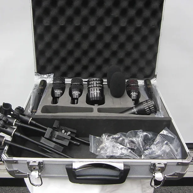 Customized Aluminum 7 Microphone Wired Drum Kit Case