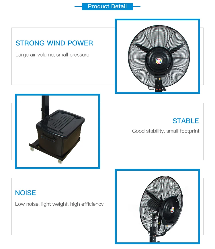 High Efficiency Water Cooling Fans for Factory & Home