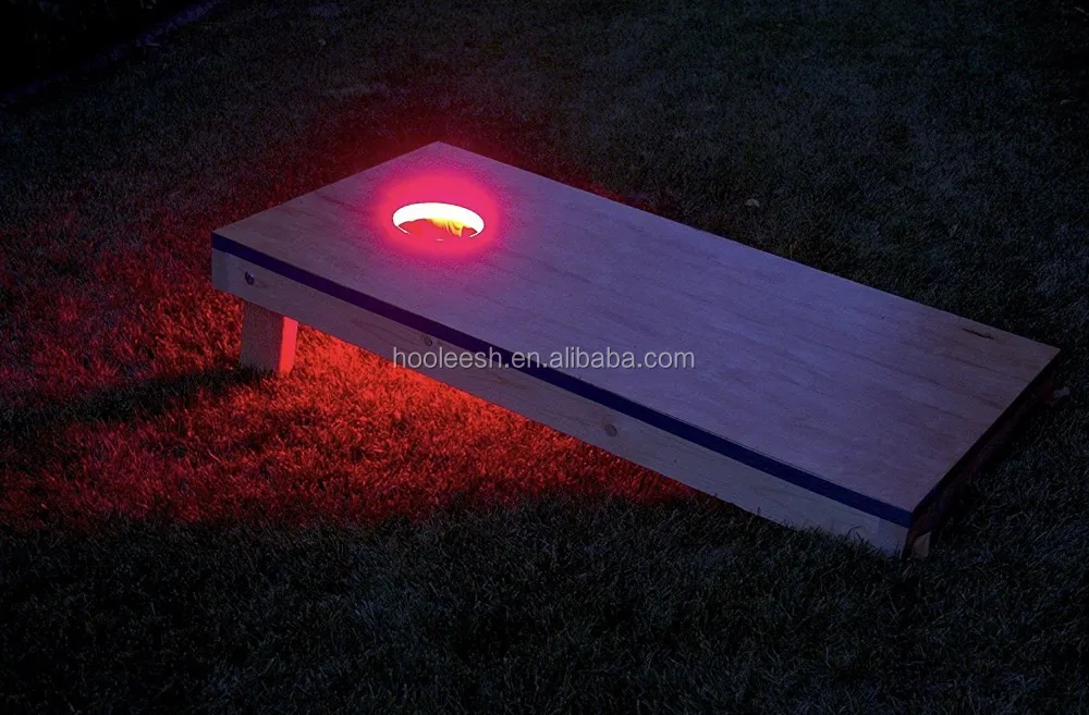 Factory Ultra Bright Regulation Size Bean Bag Toss Board Led Corn Hole ...