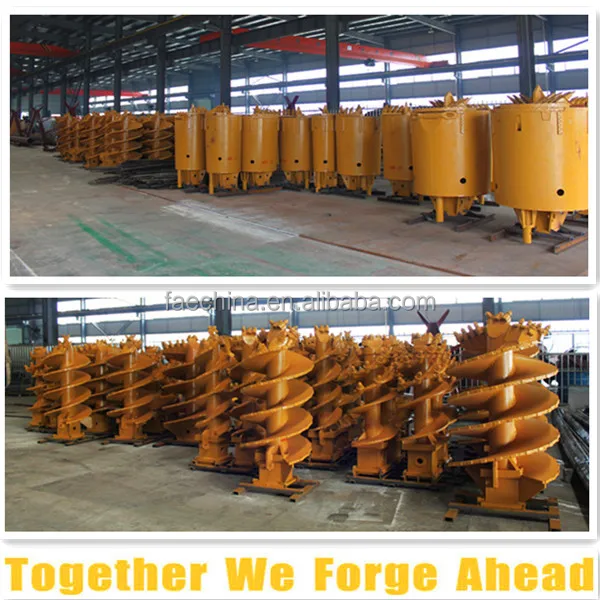 Double-bottom Double Open Rock Drilling Bucket,Auger Bucket - Buy ...