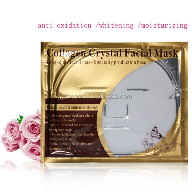 Hot Face Mask 24k Nano Gold Bio Collagen Anti Aging Facial Mask Gold ...