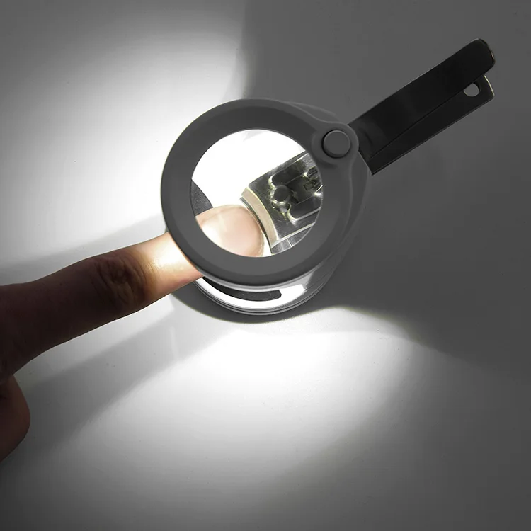 Fingernail Abs Nippers Practical Cutter Home Manicure Toenail Led ...