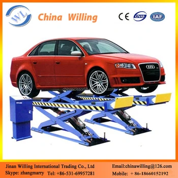 Launch Car Lift/ Wlc-2120 Europe Type Economic Car Scissor Lift /ce ...