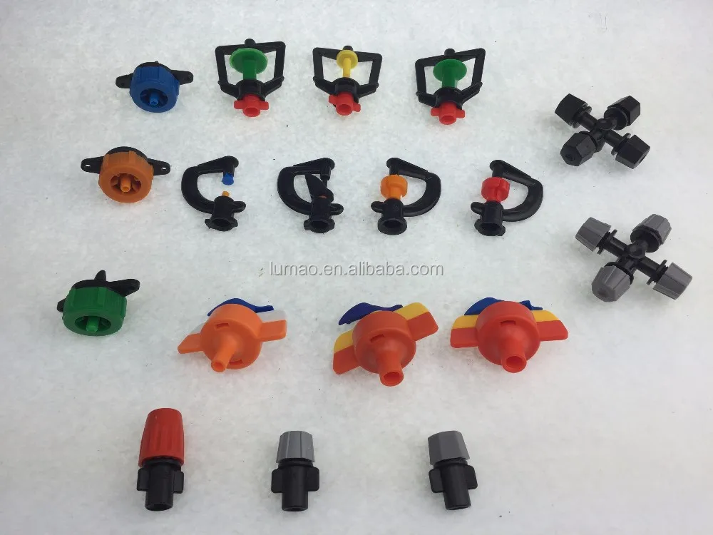 Five Way Mini Drip Fogger Misting Automatic Water Plastic Impact Spray ...