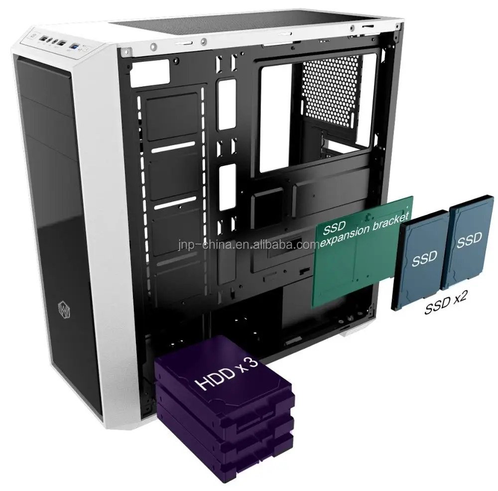 New Eatx Tempered Glass Computer Case Gaming Chassis - Buy Eatx ...