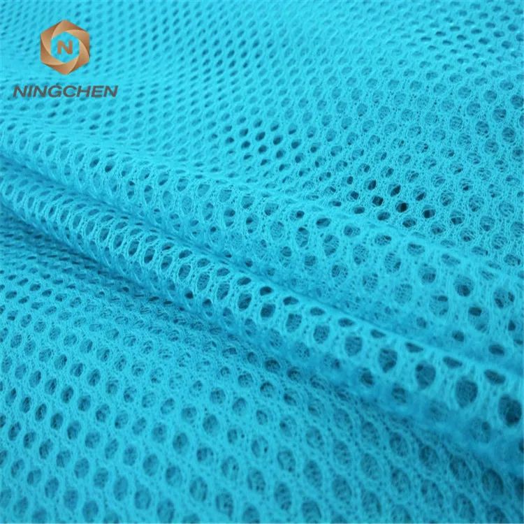 100% Polyester Eyelet Microfiber Bird Eye Mesh Fabric For Sports Shirt ...