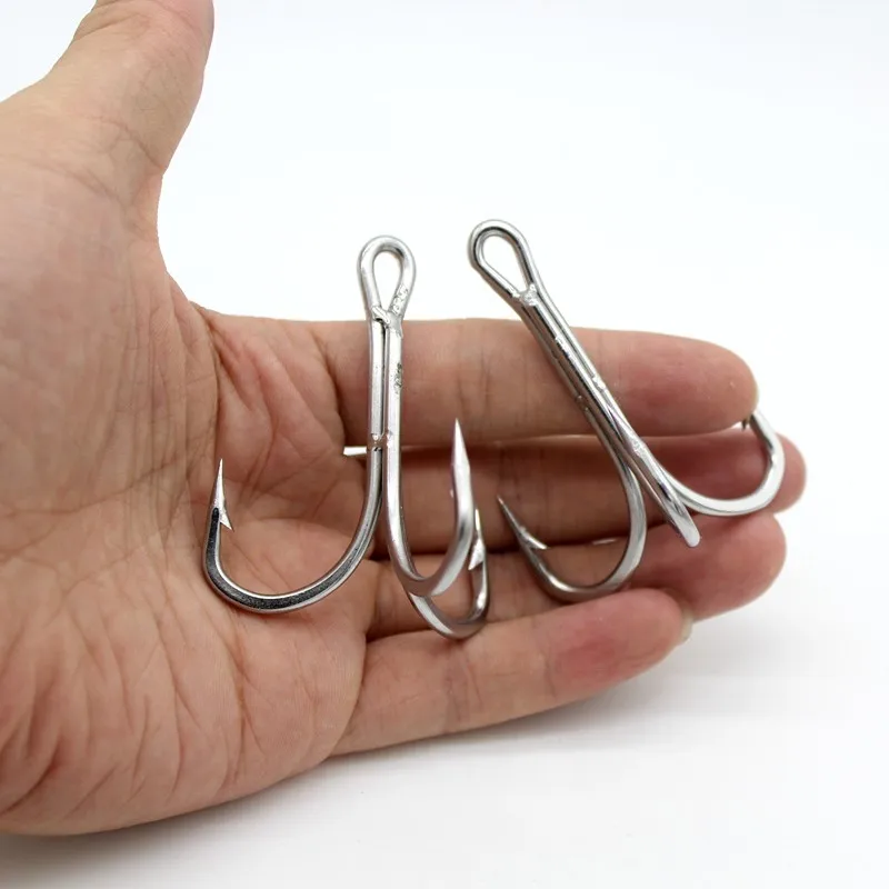 Big Size Anchor Hooks Ultra Strong Shark Tuna Triple Treble Hooks Big ...