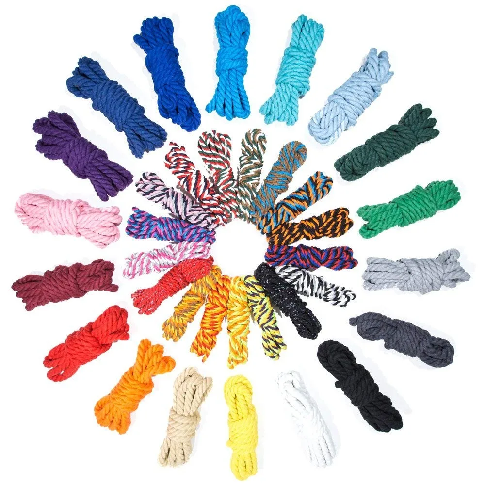 Braided Colorful 4mm 6mm 8mm Macrame Cotton Rope - Buy Macrame Cotton ...