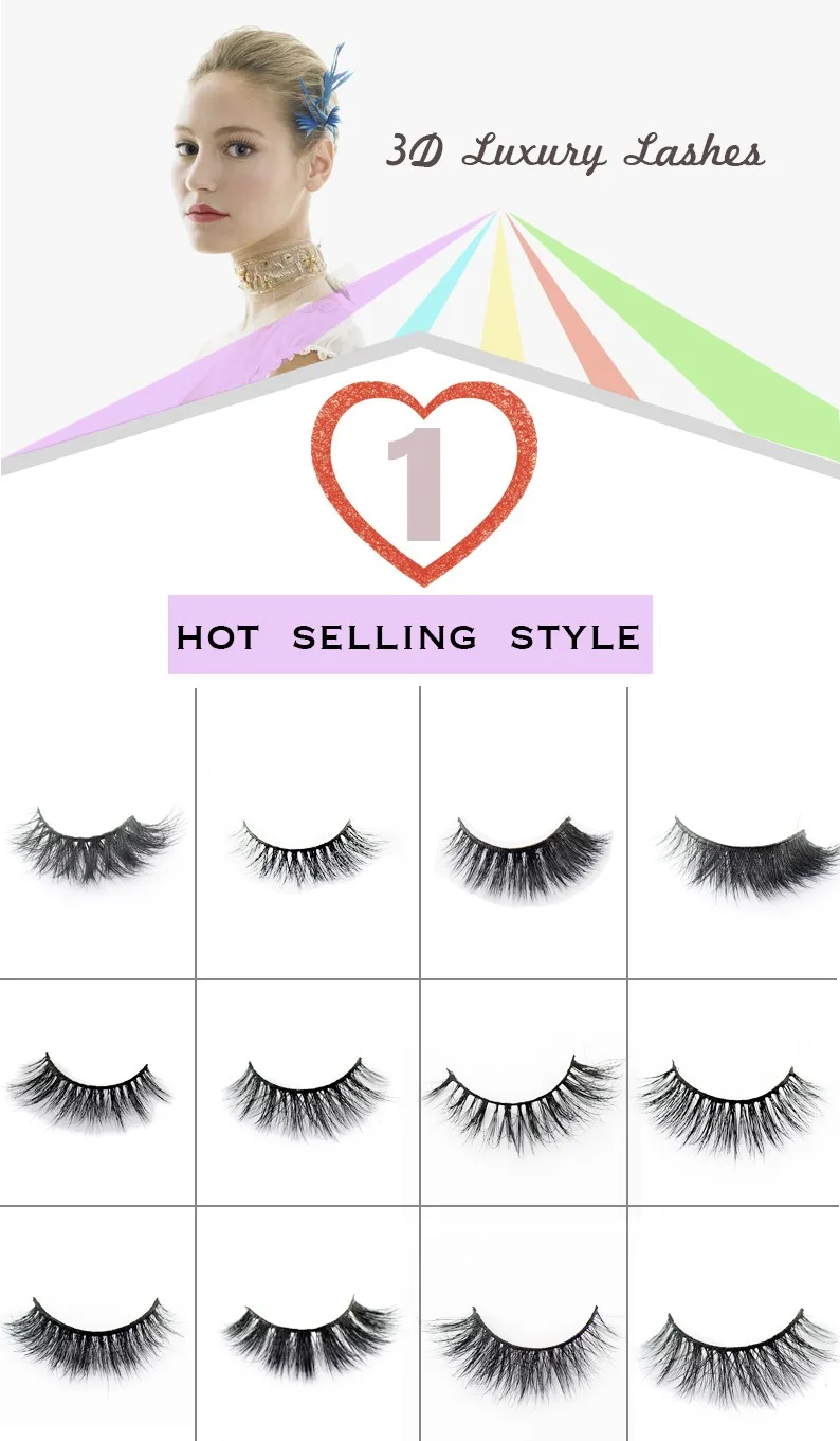 Best Selling Items Eyelashes Samples Mink 3d Lashes Made In Indonesia ...