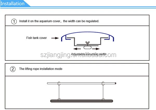 Waterproof White 20000k Marine Led Aquarium Reef Light 2*2ft High Power ...