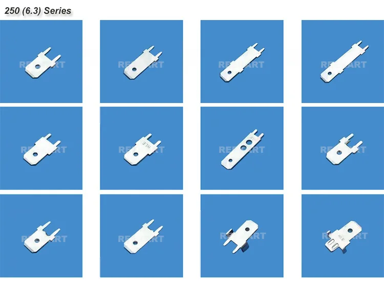 High Quality 2.8mm 4.8mm 6.3mm Precision Stamping Pcb Soldering Faston ...