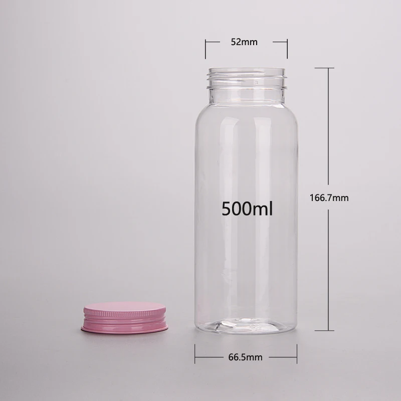 500ml Dry Fruits Milk Tea Boba Tea Aplastic Empty Bottle - Buy 500ml Plastic Candy Jar 500ml ...