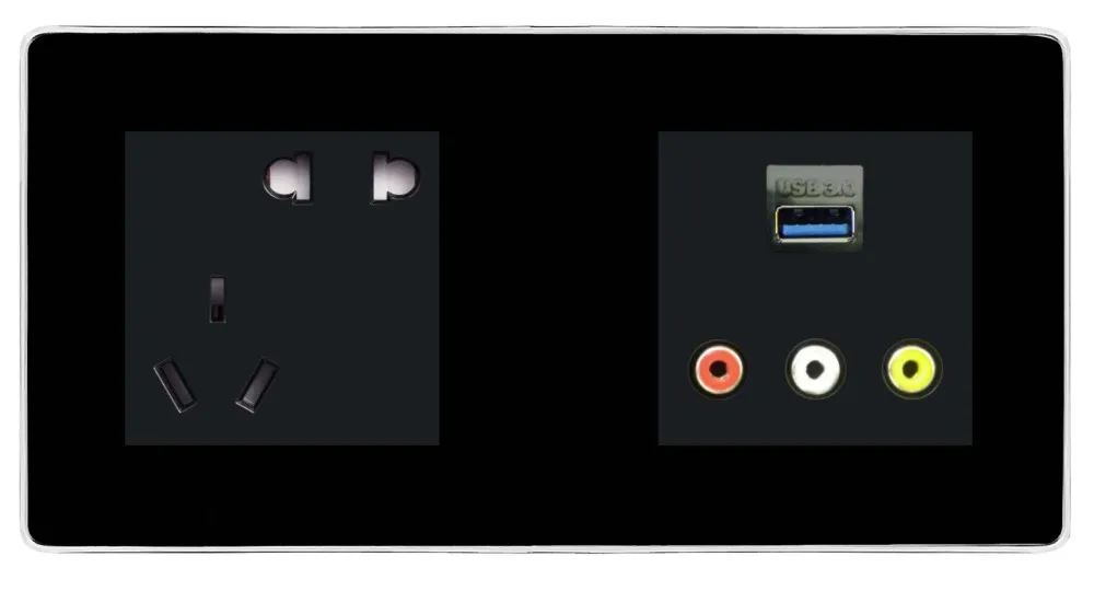 Wall Touch Screen Switch And Switched Electric Socket - Buy Socket ...