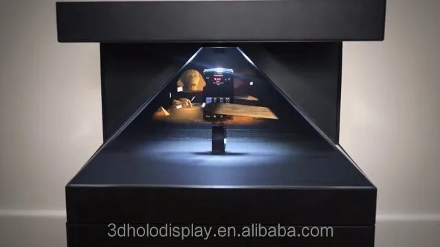 3d Holographic Pyramid,Mini Transparent Holographic Projection Screen ...