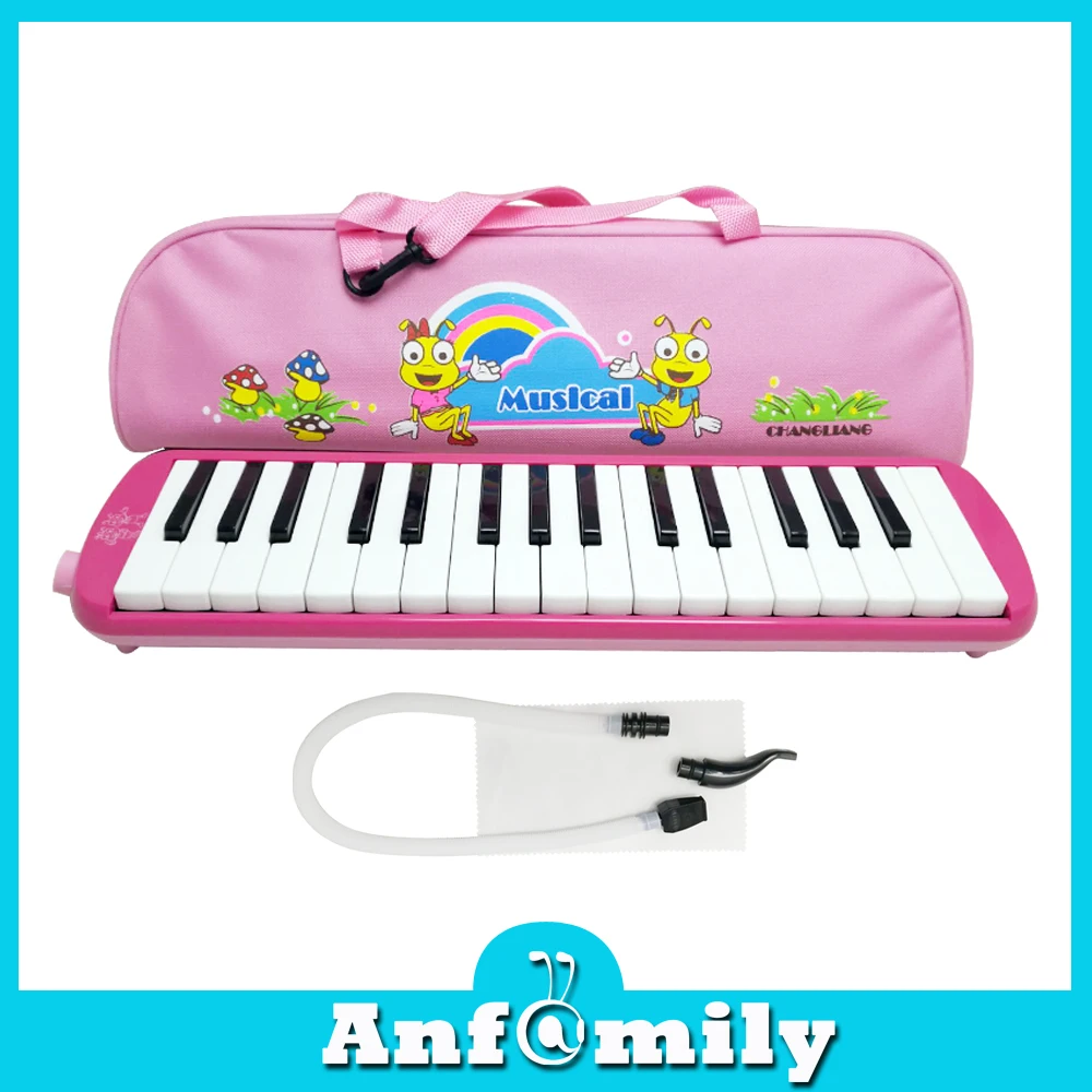 Anfamily Blue Color 32 Keys Melodica In Pu Leather Hard Case - Buy ...